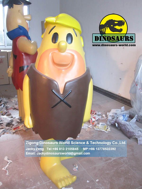 Theme park animatronic life sized Barney Rubble DWC033 - Zigong ...